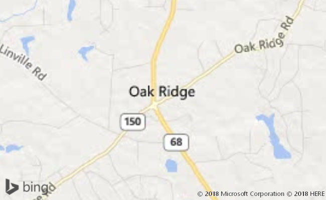 Oak Ridge Nc Map